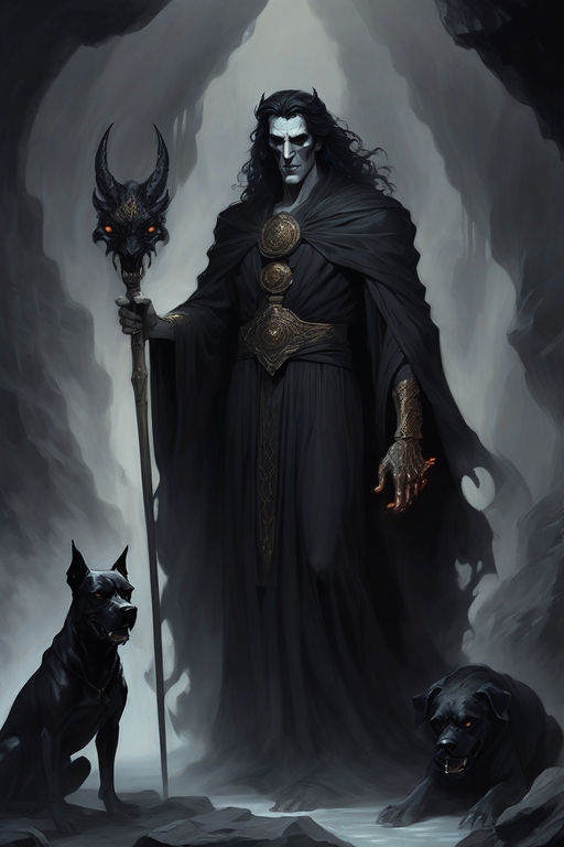 Hades Greek god of the underworld by Philip Mwangale - Playground