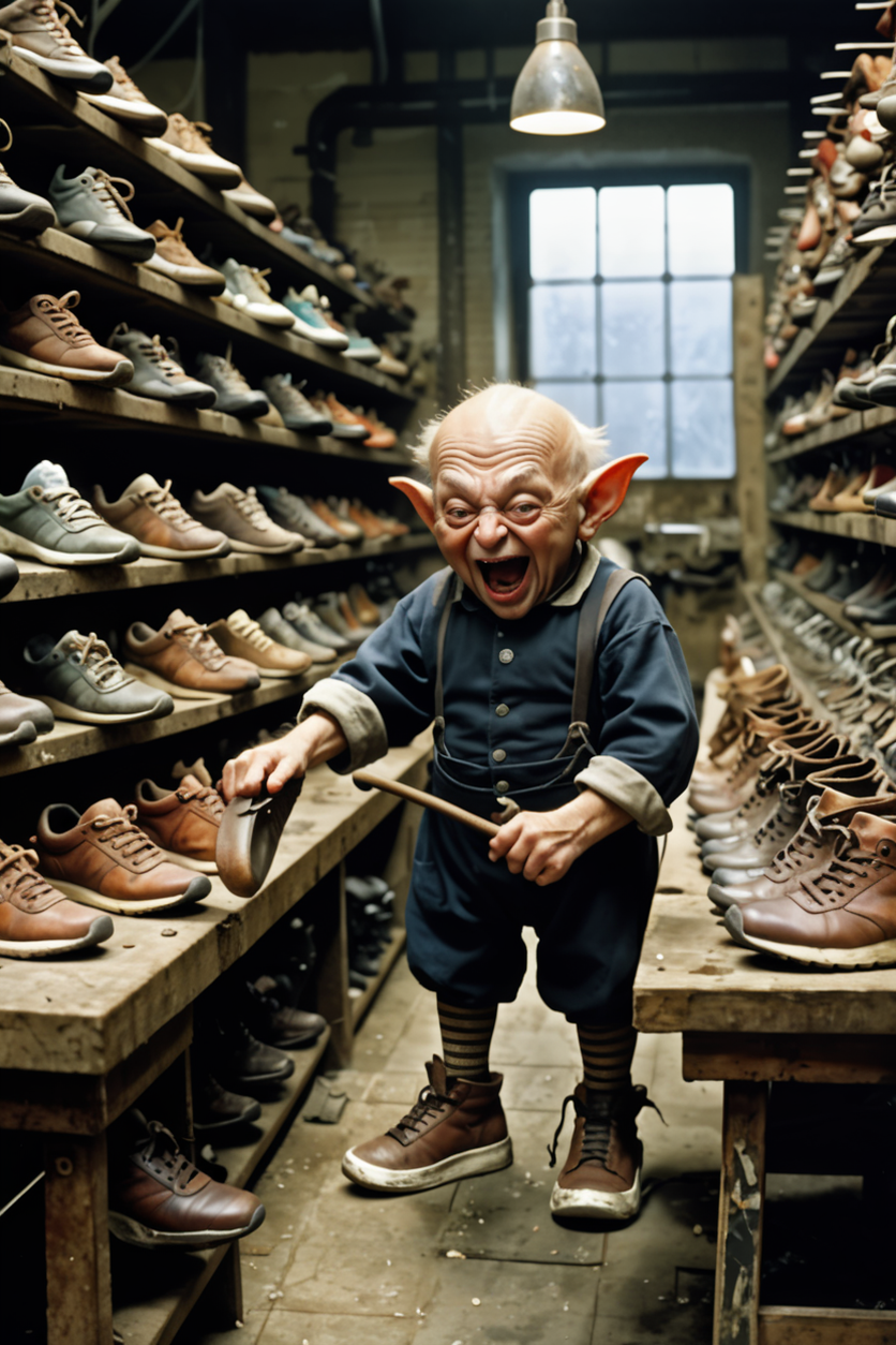 The Elves and the Cruel Capitalist Shoemaker: Sweatshop Edition 👞👟👢 ...