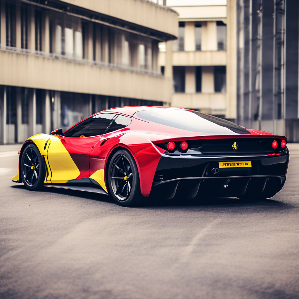 Ferrari Daytona SP3 car 2024 backside by Jeorgi elaxender Mg - Playground