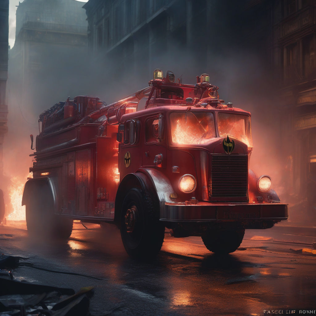 BATMAN fire Truck by Ben Alperen - Playground