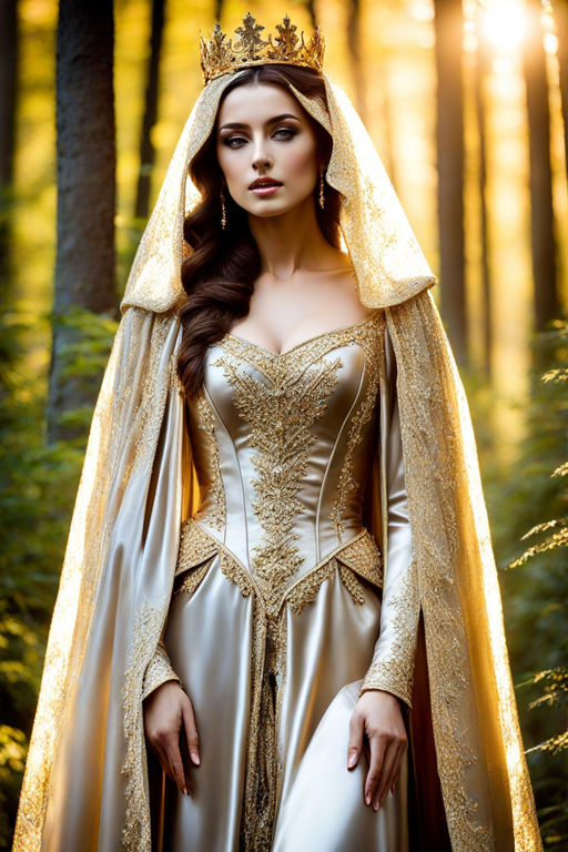 Mysterious holy queen walk in the forest by Hadi Dadkhah - Playground