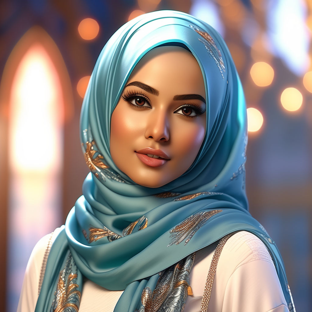 Sexy Hijabbarefoot By Moi Luo Playground