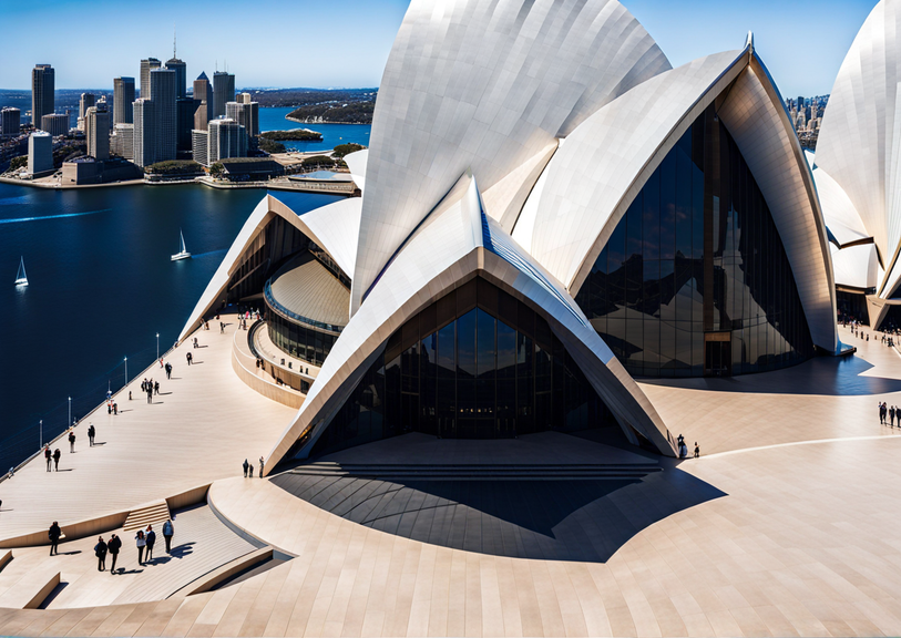 Sydney Opera House in a front view by ric k - Playground