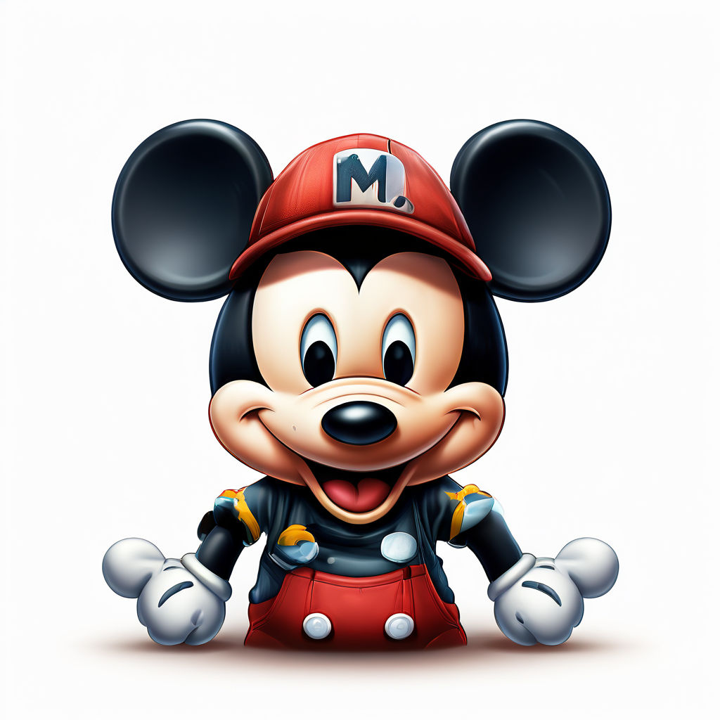 Full body Mickey Mouse realistic image for T-Shirts by Soextra Net ...