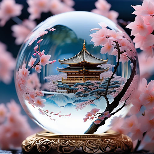 The Ball and the Carriage of the Ball Traditional Japanese C... by 佐藤正俊 ...