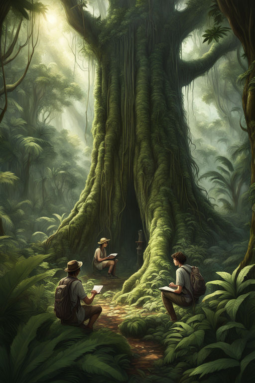 Adventurers in a dense jungle by legend channel - Playground