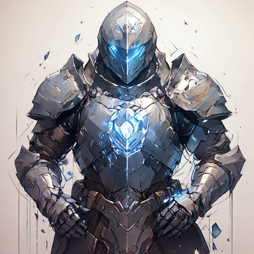 Male human character donned in medieval armor by Chikhaoui Boudjema ...