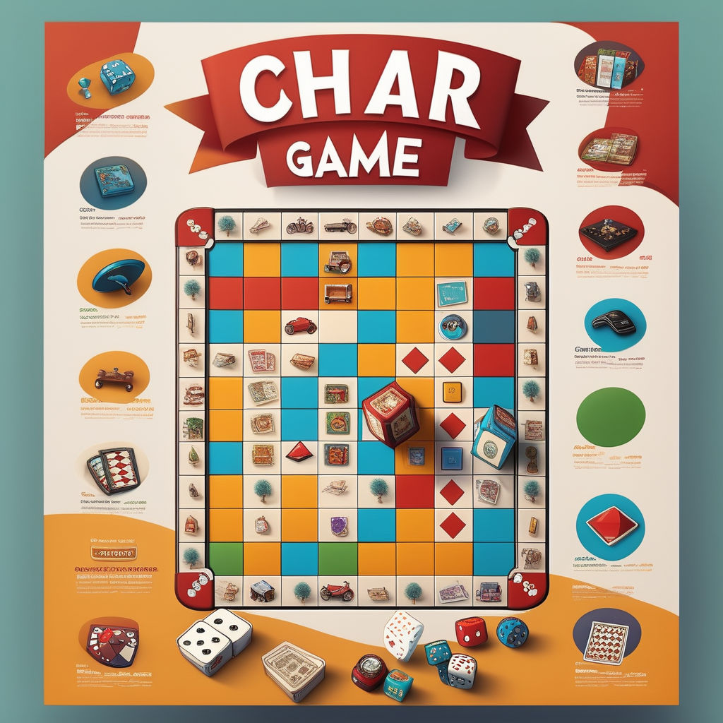 Create a flyer which shows a board game which has products l... by ...