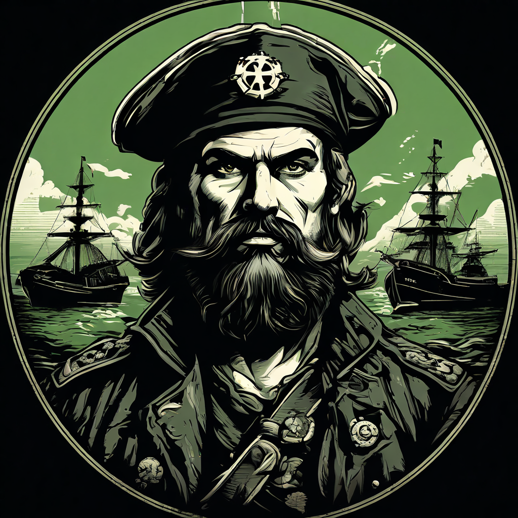 Dutch pirate portrait by Torgab - Playground