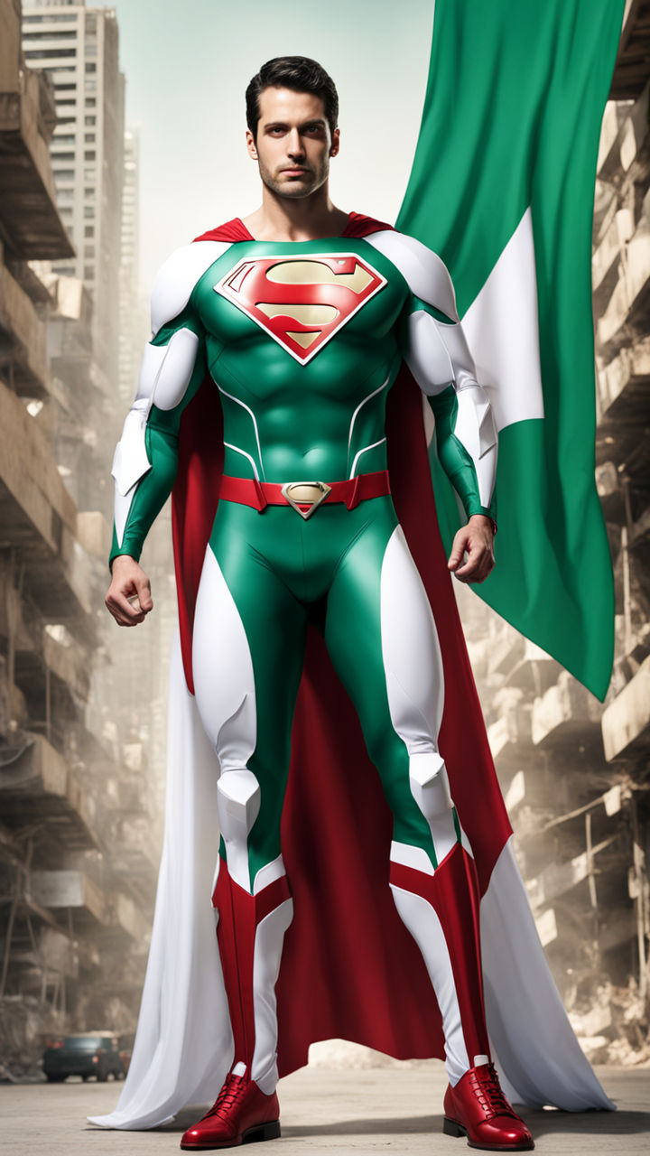 Imagine Superman as a Lebanese superhero in a futuristic set... by Ralp ...