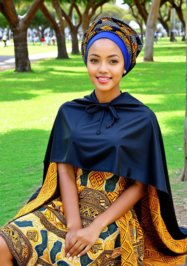 A young Cape Malay woman. in Cape Town. Her heritage is evid... by Sid ...