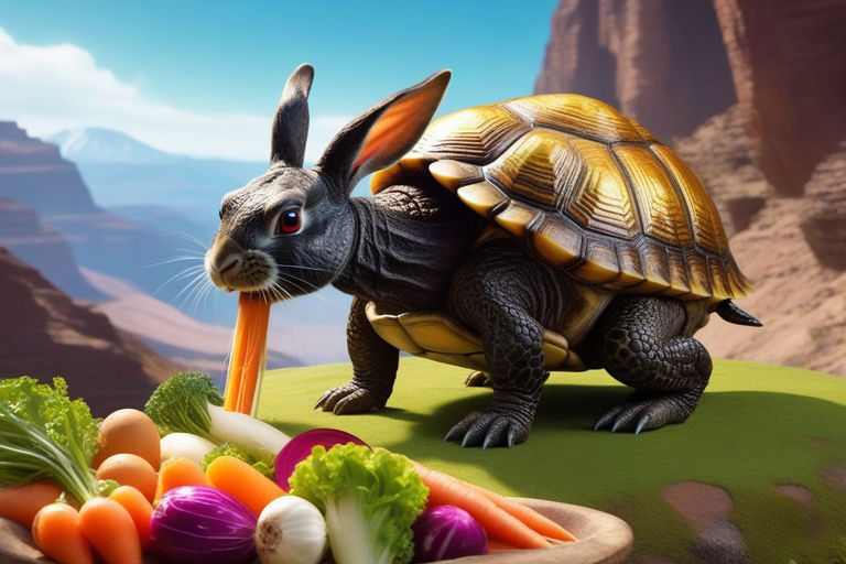 A beautiful BLACK male evil demonic angry rabbit-turtle with... by ...