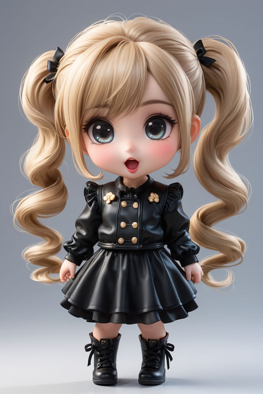 Little chibi girl by Yu_ya - Playground