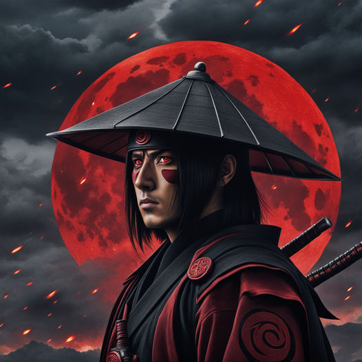 Itachi Uchiha envisioned as an Akatsuki Samurai in a movie p... by ...