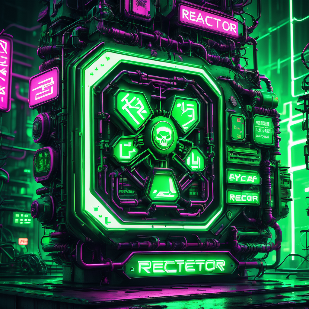 Sign sayin ''reactor'' green by Nekro TFFV - Playground