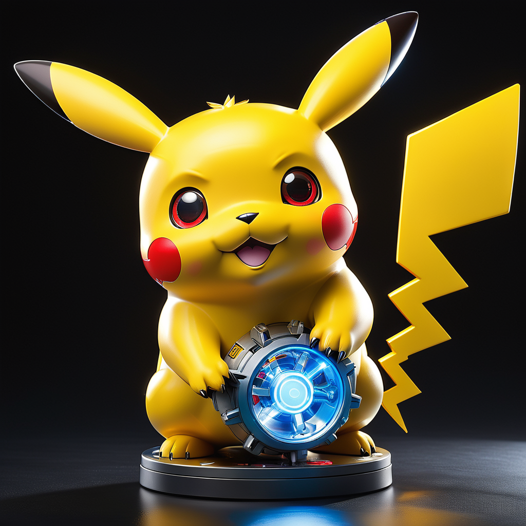 Mechanical Pikachu by M. Damian Zazueta Retamoza - Playground