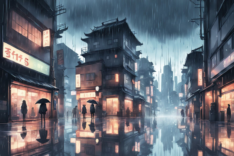 In detailed anime style by Vsus Von - Playground