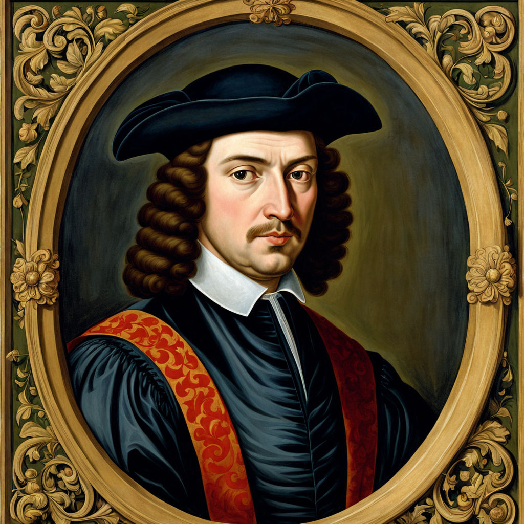 Portrait of Thomas Culpeper in the year 1541 at the royal co... by David Weiss - Playground