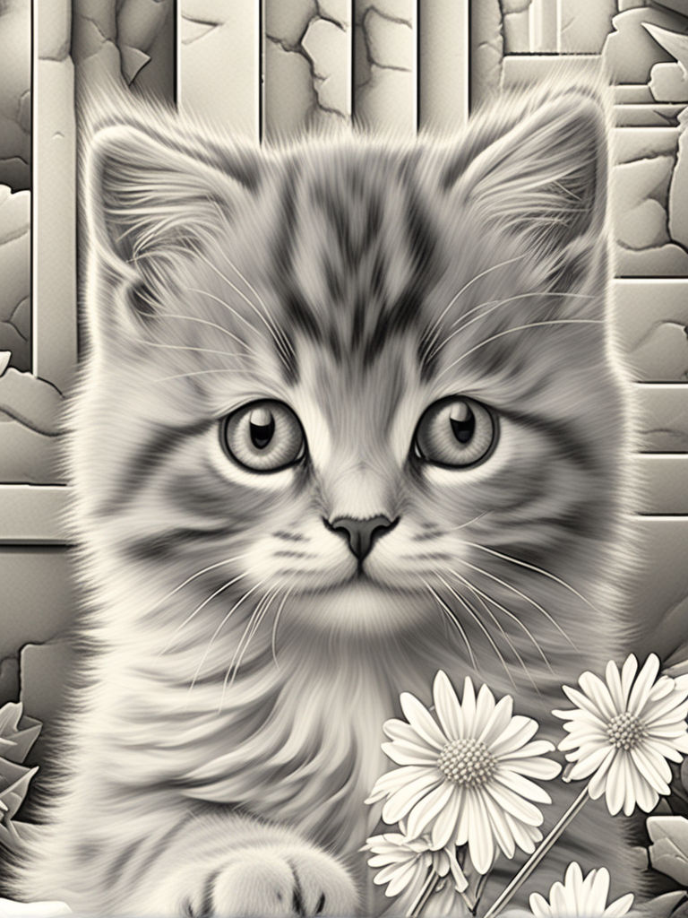 A printable black and white no shading coloring page by Evgheni Seletki ...