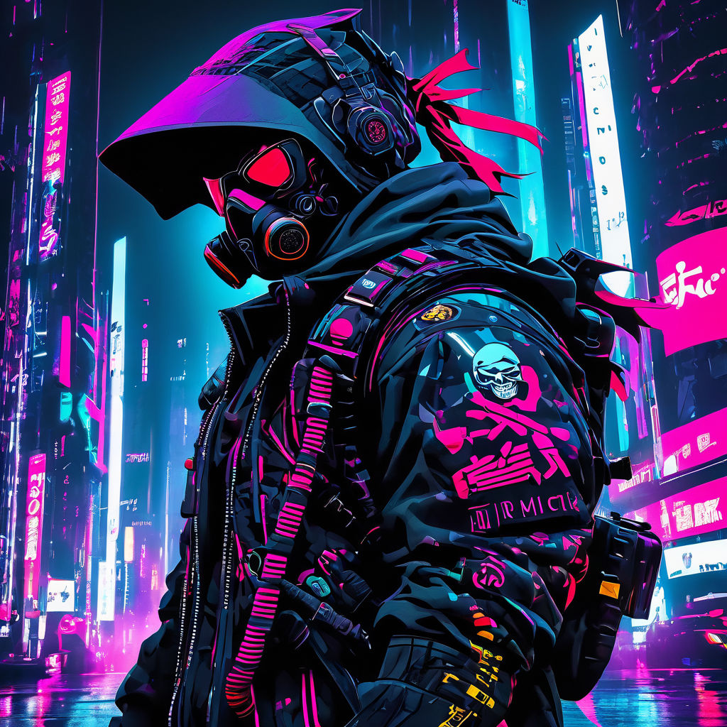 (Leica M10-R full body acid urban fashionable techwear profe... by KUBU ...