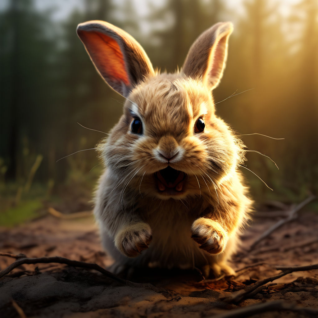 An angry bunny by 부설초5학년14 - Playground