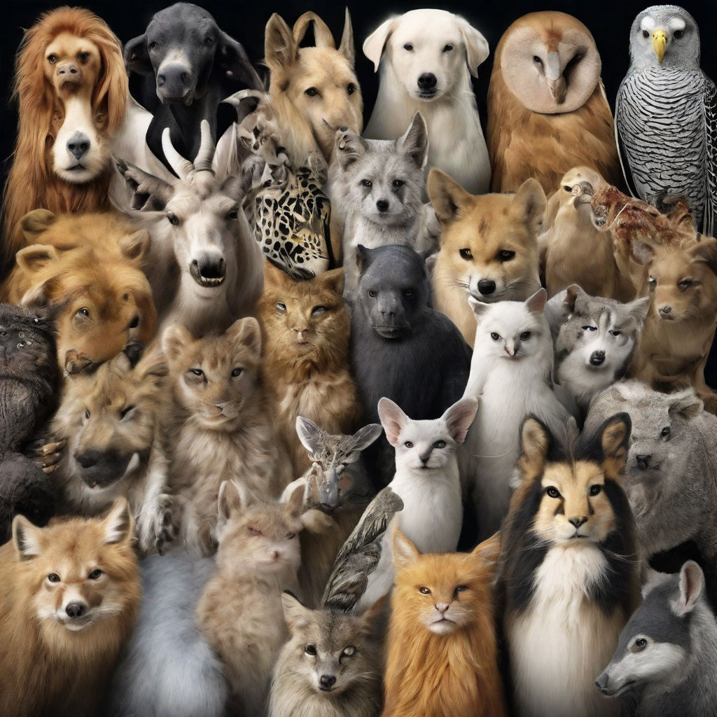 All animals in one picture by VIKRAM .R - Playground