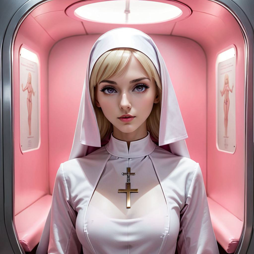 The specified pink nun waits for you in a sterile booth by Classyfied ...