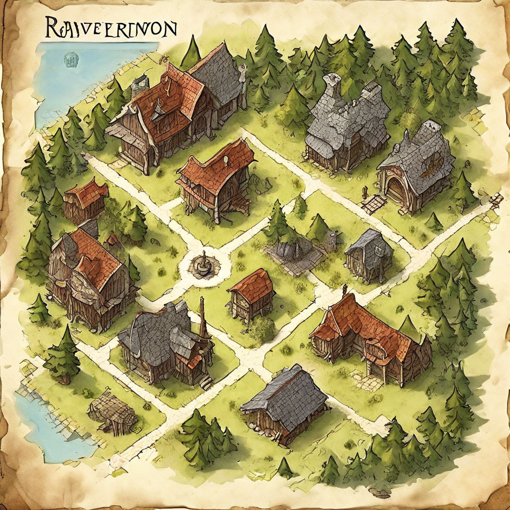 Can you make me a D&D map with these locations in mind by Devon H ...