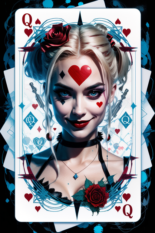 Digital composition [Harley Quinn by Alex Dev - Playground