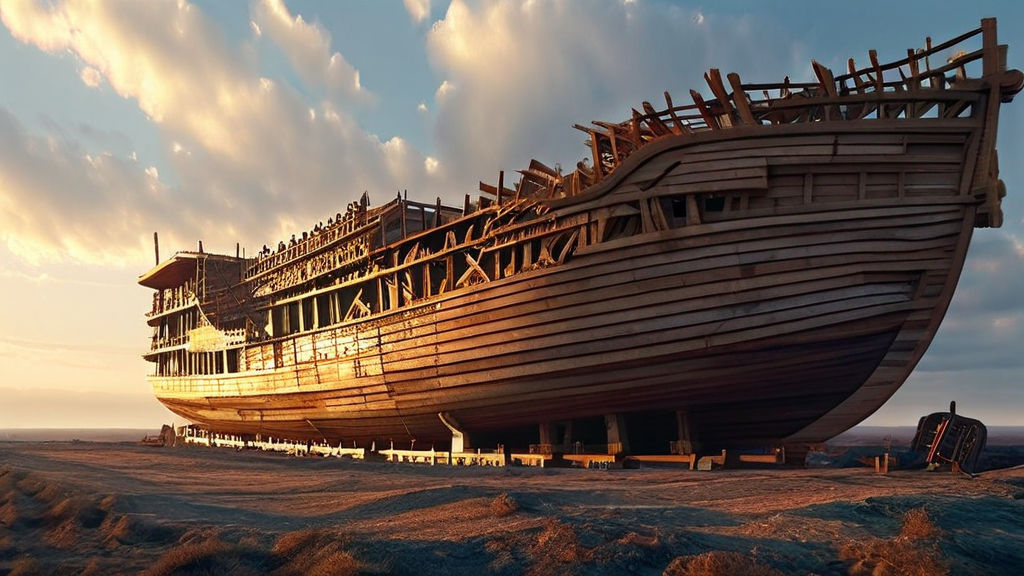 A giant noah's ark being built by robson alexandre - Playground