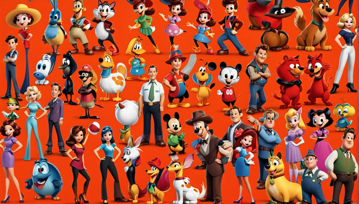 Cartoon characters by Papyrus The great - Playground