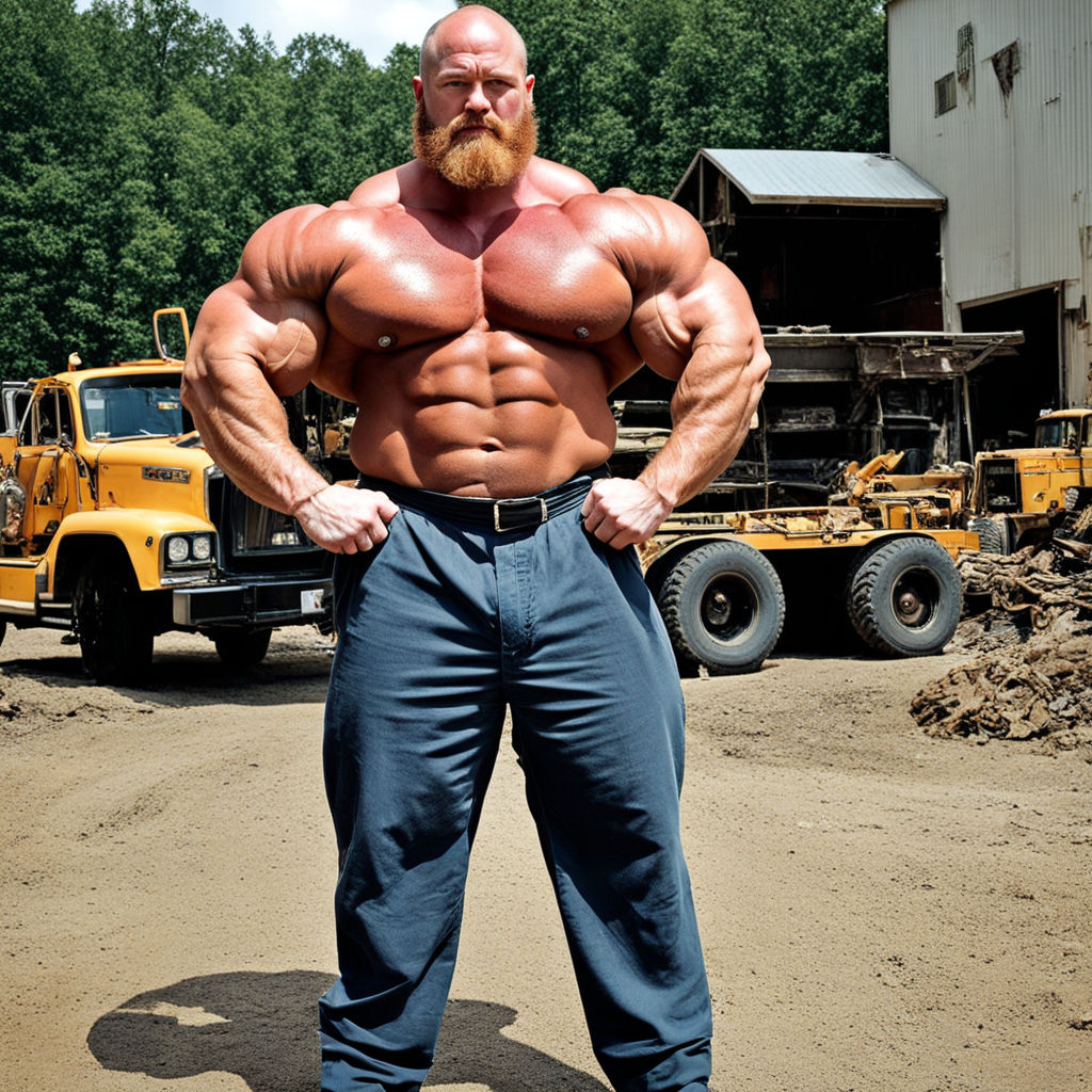 Extremely muscular bodybuilder dad by Vhr - Playground