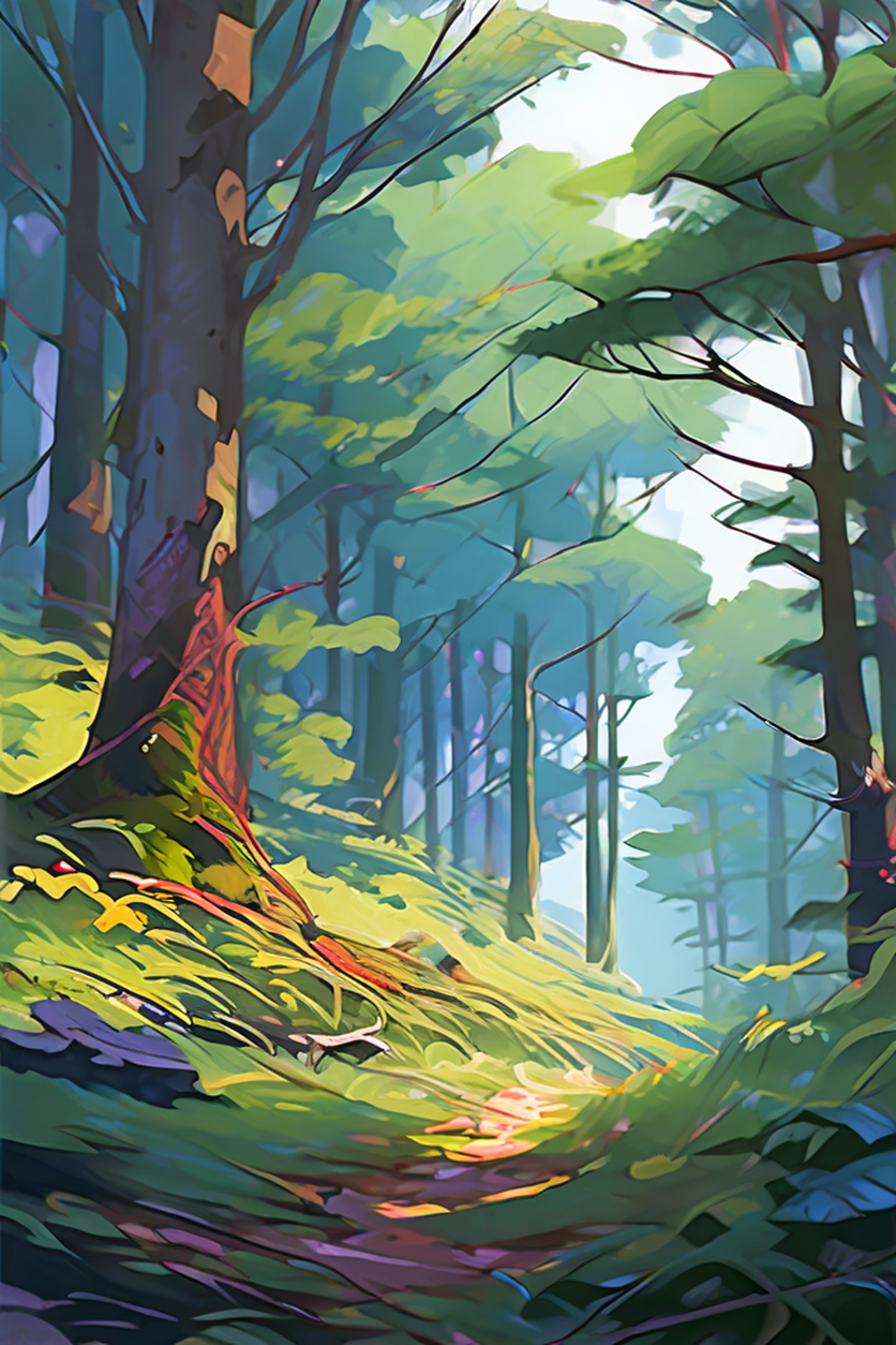 Beautiful forest by 박상환 - Playground