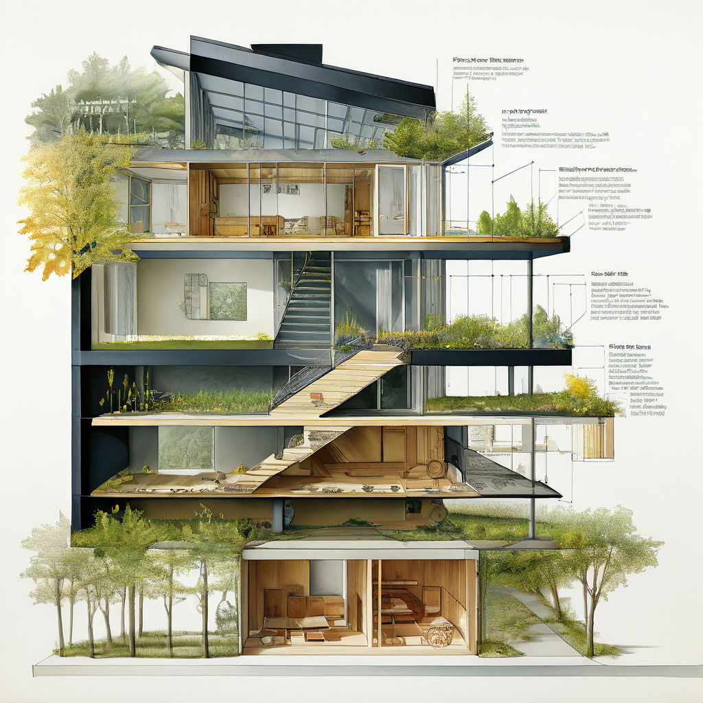 Please create a detailed architectural cross-section diagram... by DUVAN MURCIA CORREA - Playground