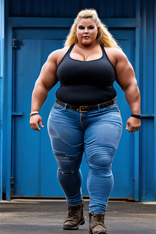 Full body portrait by Brachial Woman - Playground