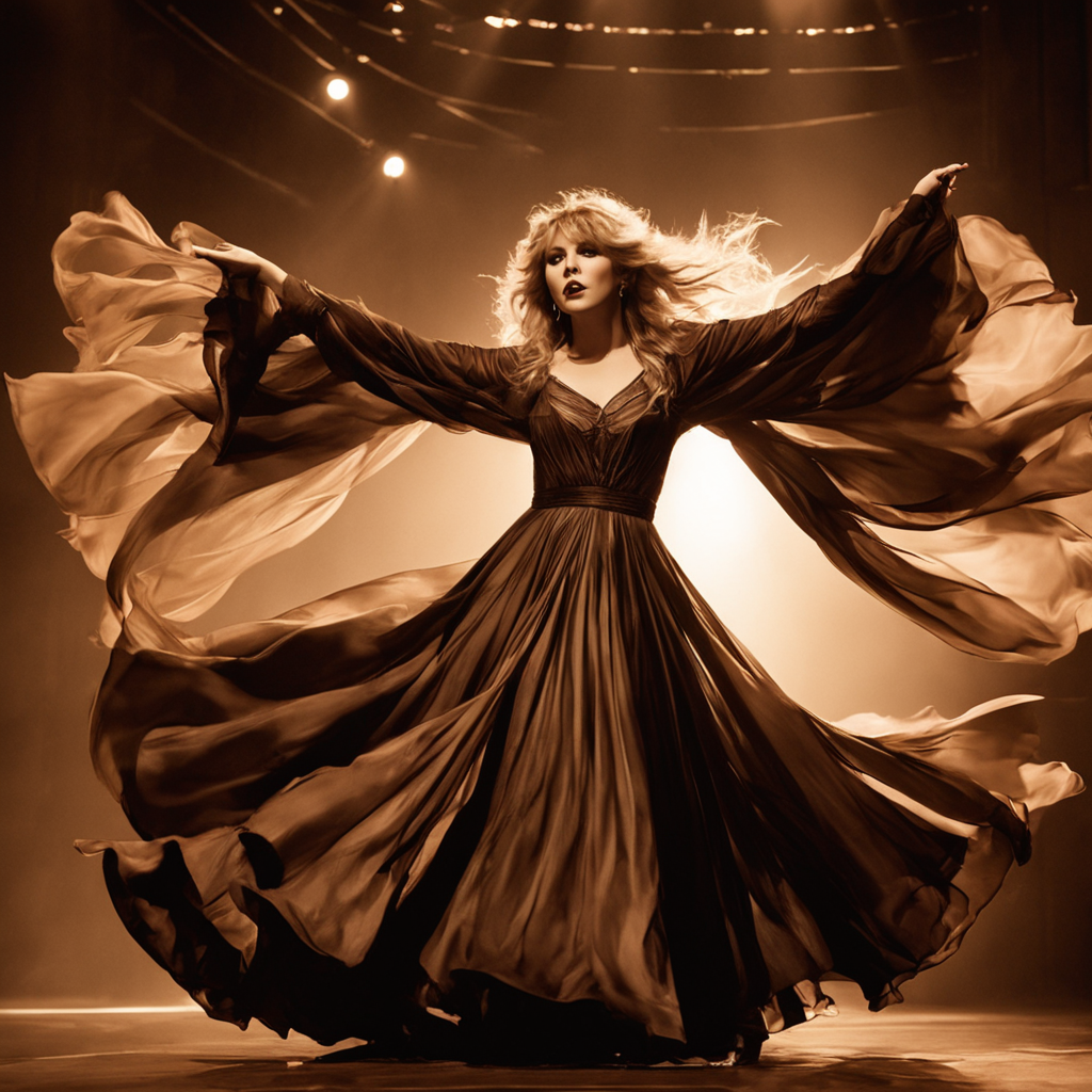 Stevie Nicks Captured Mid Twirl In Her Iconic Flowing Skirts By Justa Girl Playground
