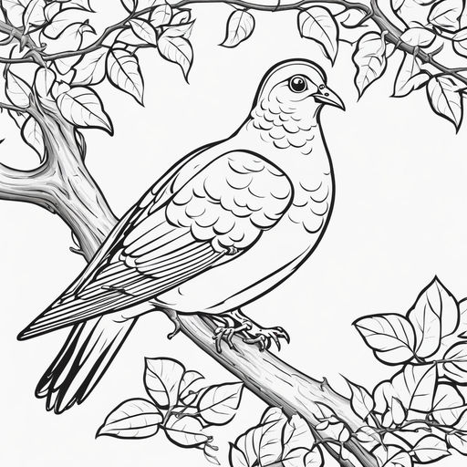 Simple coloring book page for kids by Joshua - Playground
