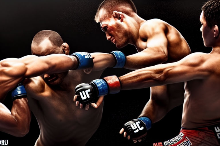 Amazing quality youtube thumbnail of a UFC fighter knocking ... by ...