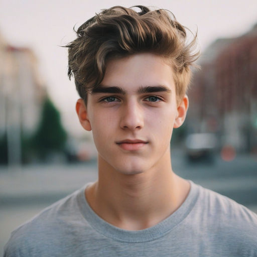 Portrait of a gorgeous 20-year-old man by aliaksandr vasilevich - Playground