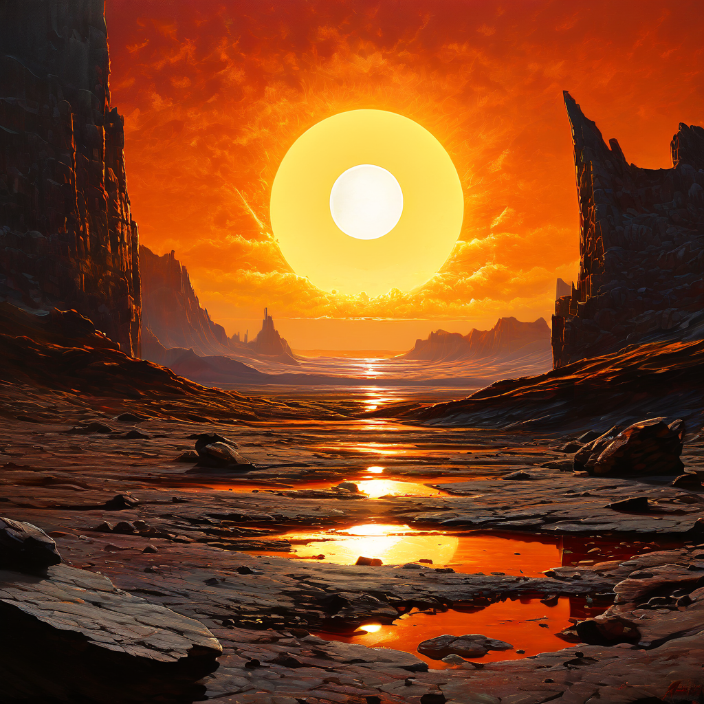 Concept art painting in the style of James Gurney depicting ... by ...