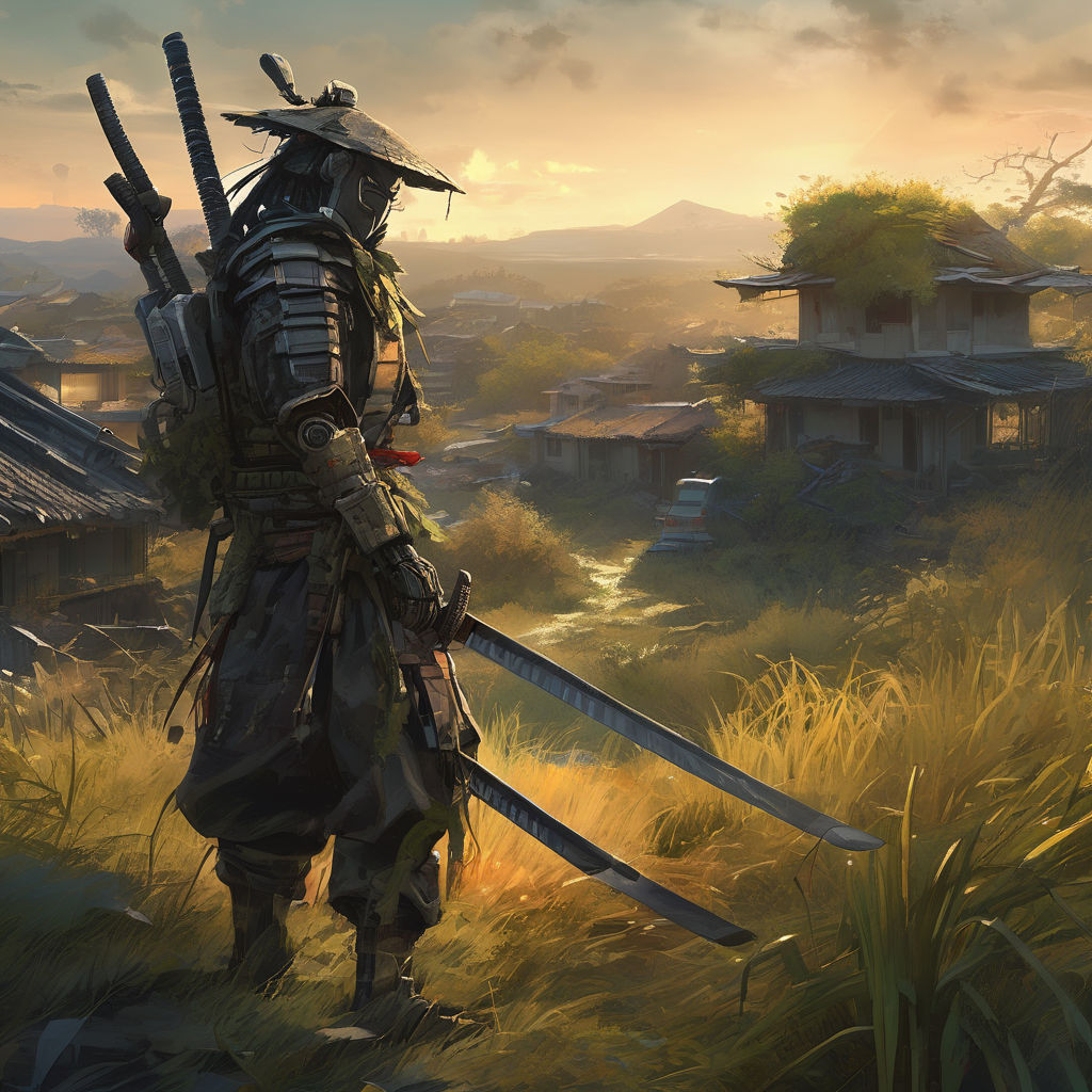 Post-apocalyptic samurai by WENTER - - Playground