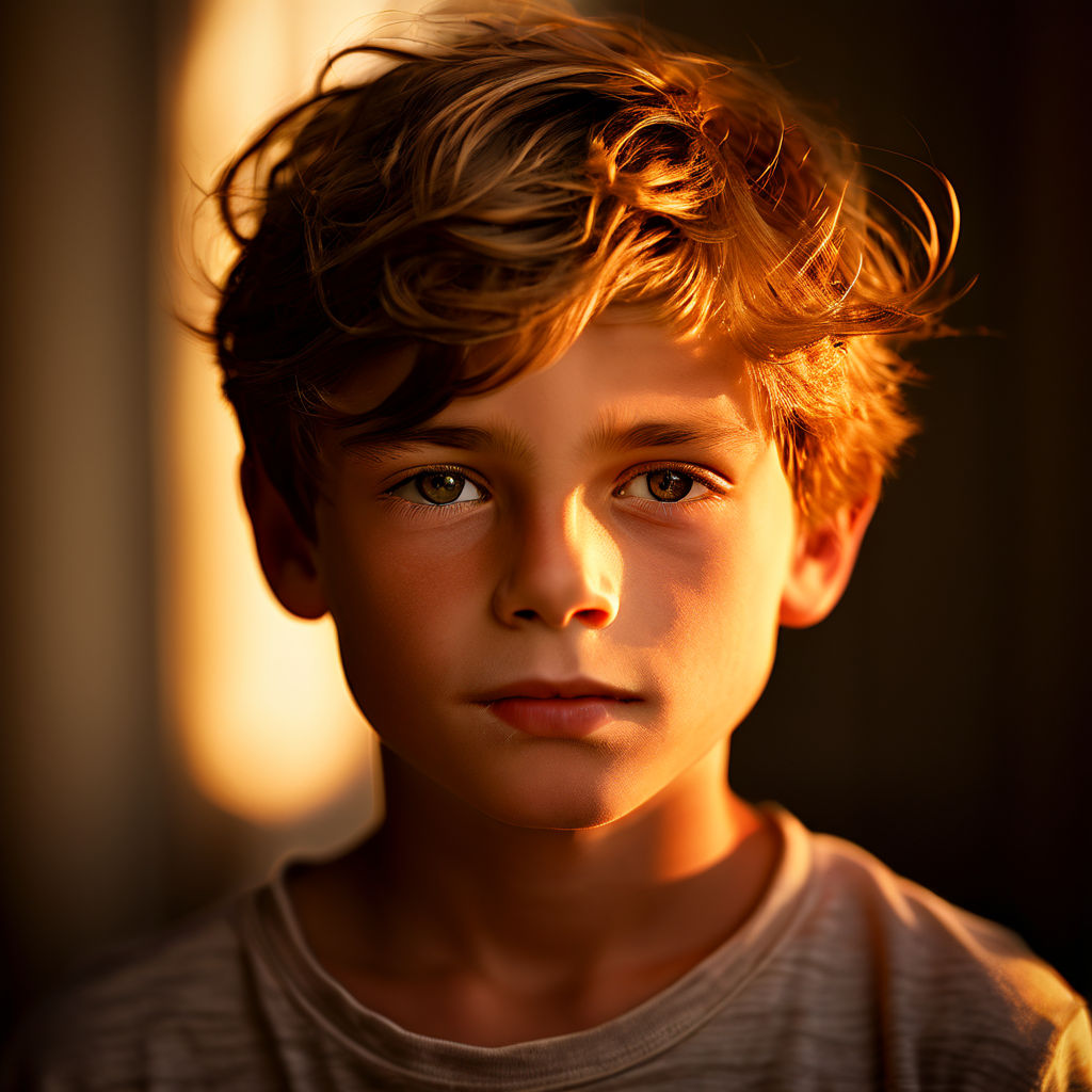 Portrait of a boy universally regarded for his extraordinary... by ...