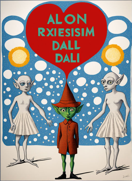 Gogh+matisse+dali+heavy_pointillism+pop_art+elf+alien+expres... by ...