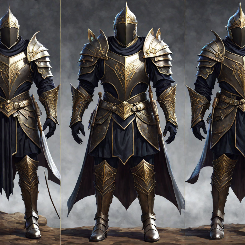 Royal medieval armor character outfit by Roberto Feick - Playground