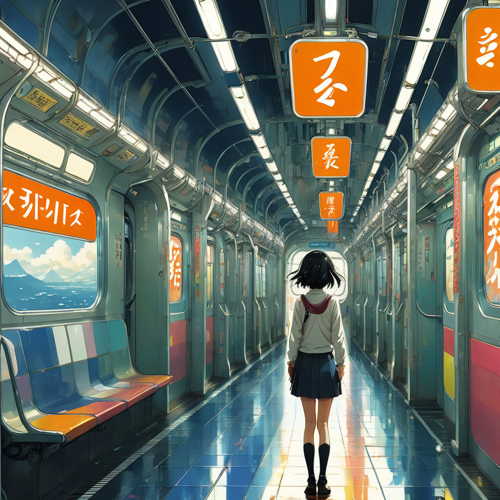Anime Subway Background