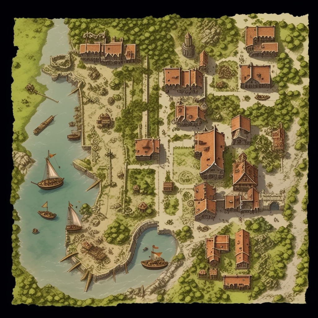 The battle map for dnd in the city is beautiful by Анастасия Каплий ...