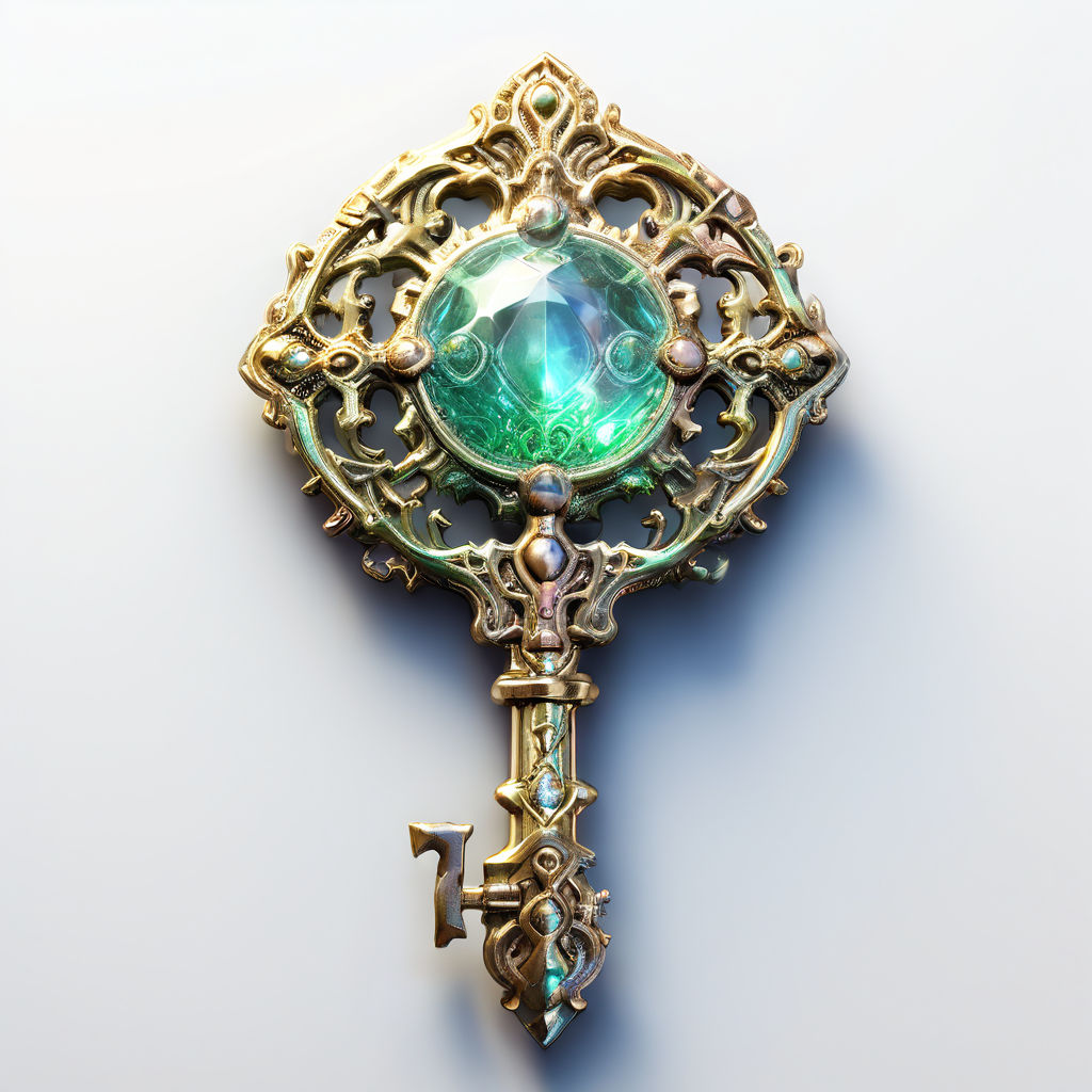 Ancient crystal key by Anna Marcella - Playground