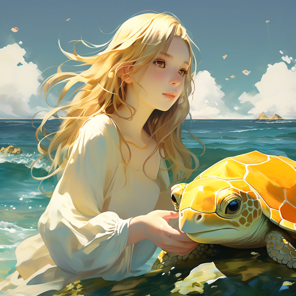 Half-moon girl by Siwon Ahn - Playground