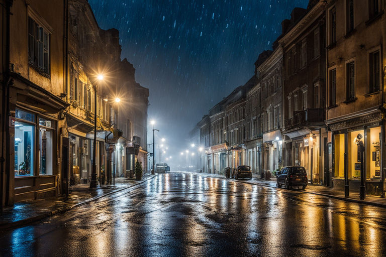 A tranquil idyllic town shrouded in cumulus clouds by Cesar Pontes ...