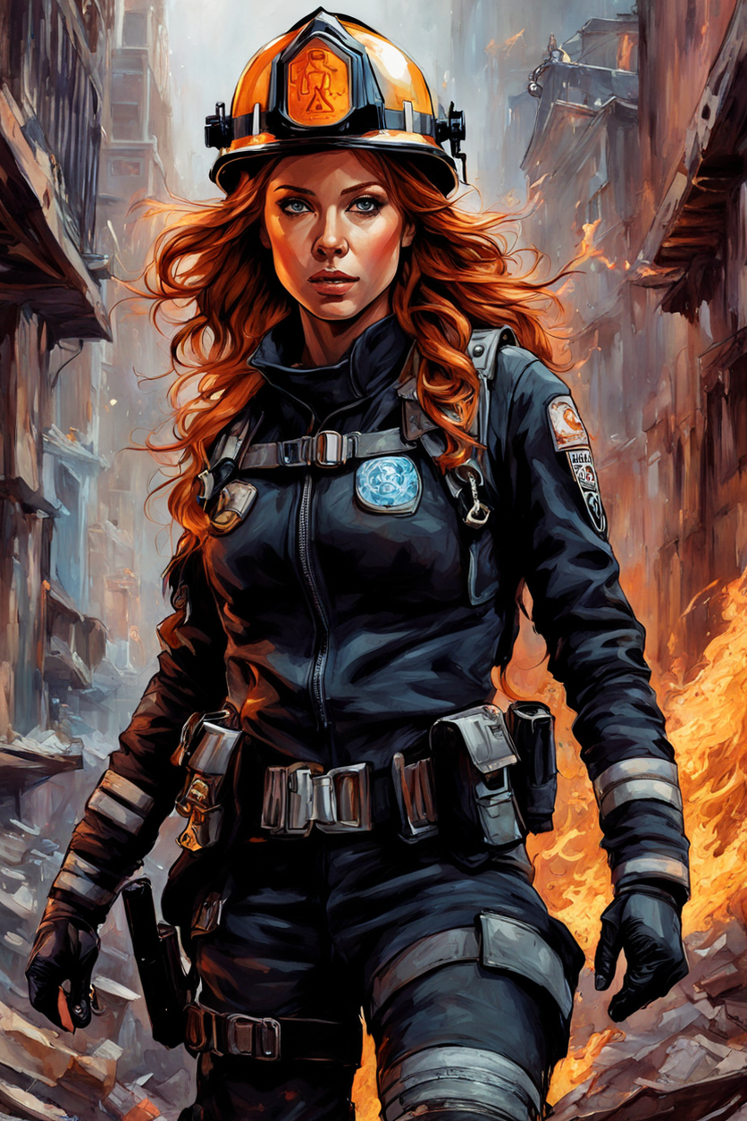 Photorealistic Digital Illustration Of Mara Jade As A Fearle By Jure